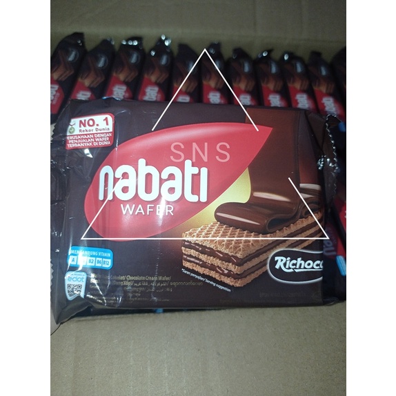 Jual Richoco Nabati Chocolate Wafer 50gr (ECERAN) | Shopee Indonesia