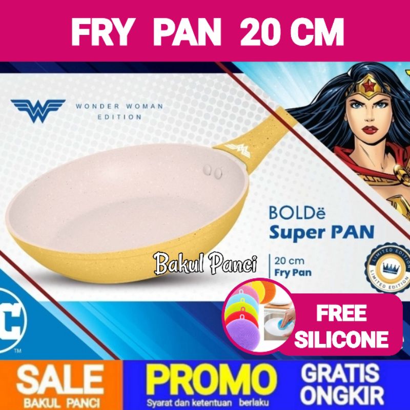 Jual BOLDe SUPER PAN WONDER WOMAN - FRY PAN 20CM GRANITE COATING ...