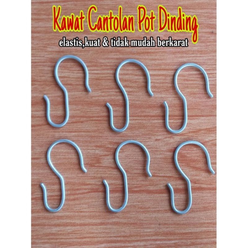 Jual Kawat Cantelan Pot Dinding - Kawat Gantungan Pot Bunga - Cantolan ...