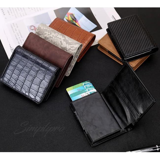 Jual ee401fe Dompet Pria Keren Anti Rfid Premium Card Holder Modern ...