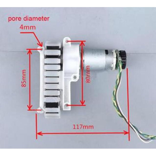 Jual Dc 12V Motor Gear Box Robot Tank + Rotary Encoder + Rubber Wheel ...
