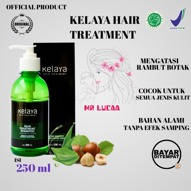 Jual ORIGINALLL!!! SHAMPOO KELAYA HAIR TREATMENT Sampoo untuk semua ...