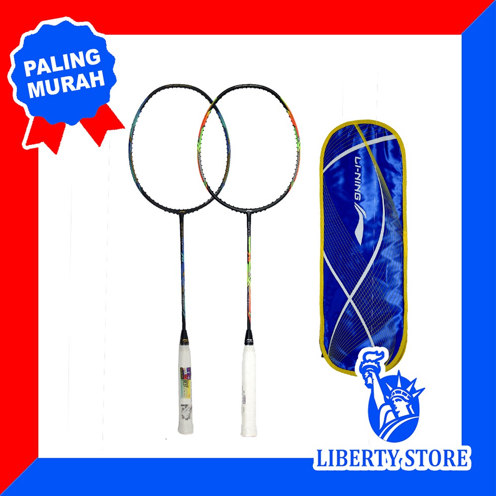 Jual Raket Badminton ORIGINAL LINING WINDSTORM 76 + TAS | Shopee Indonesia