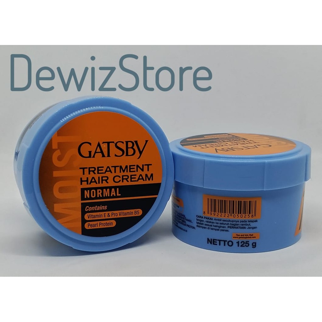 Jual GATSBY TREATMENT HAIR CREAM NORMAL - 125GR | Shopee Indonesia
