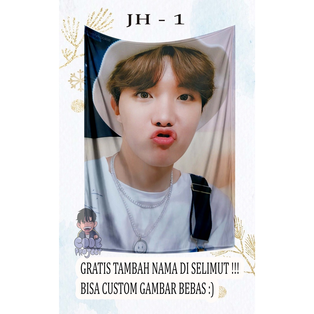Jual selimut J-HOPE BTS - selimut custom member bts - selimut jhope bts ...