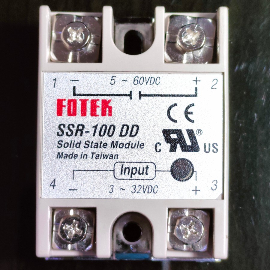 Jual SSR DC Solid State relay 100A DC-DC Fotek SSR-100DD Mosfet 5~200V DC | Shopee Indonesia
