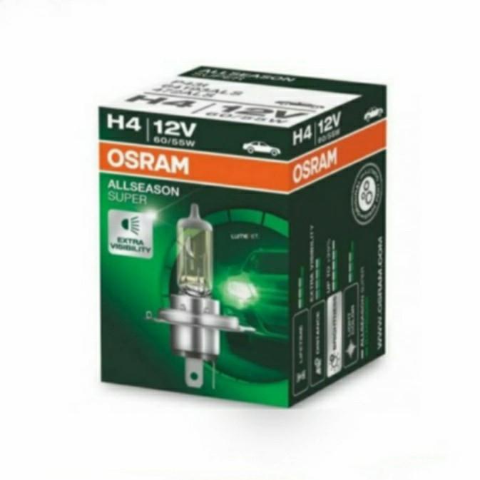 Jual Bohlam Lampu Halogen Osram H4 All Season Super 12V 60/55W | Shopee ...