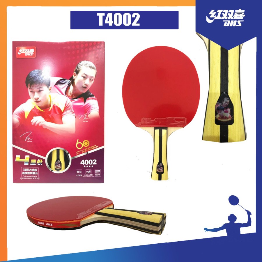 Jual Bat DHS 4002 Bet Tenis Meja Pingpong Original | Shopee Indonesia