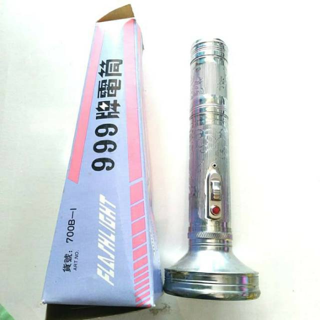 Jual Senter Jadul / Senter Jadoel Merk 999 Cahaya Kuning | Shopee Indonesia