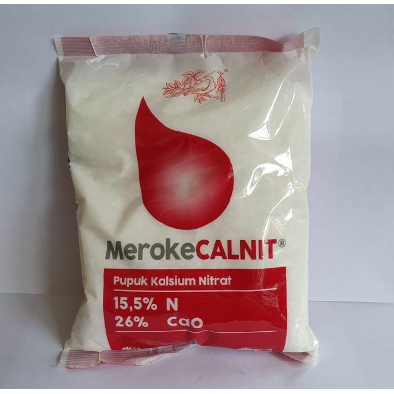 Jual Meroke Calnit Pupuk Kalsium Nitrat Anti Rontok 1 Kg | Shopee Indonesia