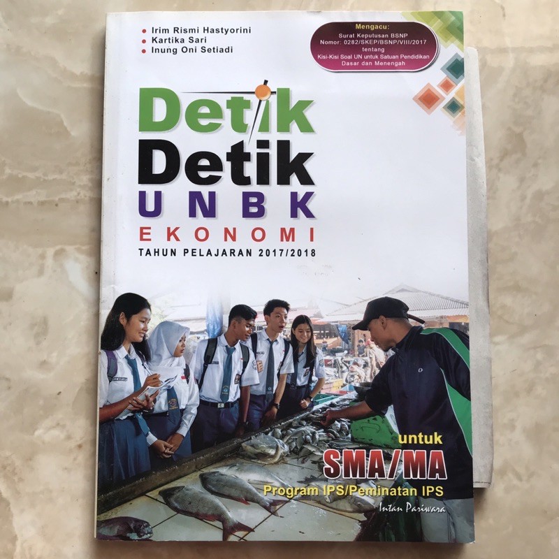 Jual DETIK - DETIK UNBK EKONOMI KLS 12 IPS [ PRELOVED ] | Shopee Indonesia