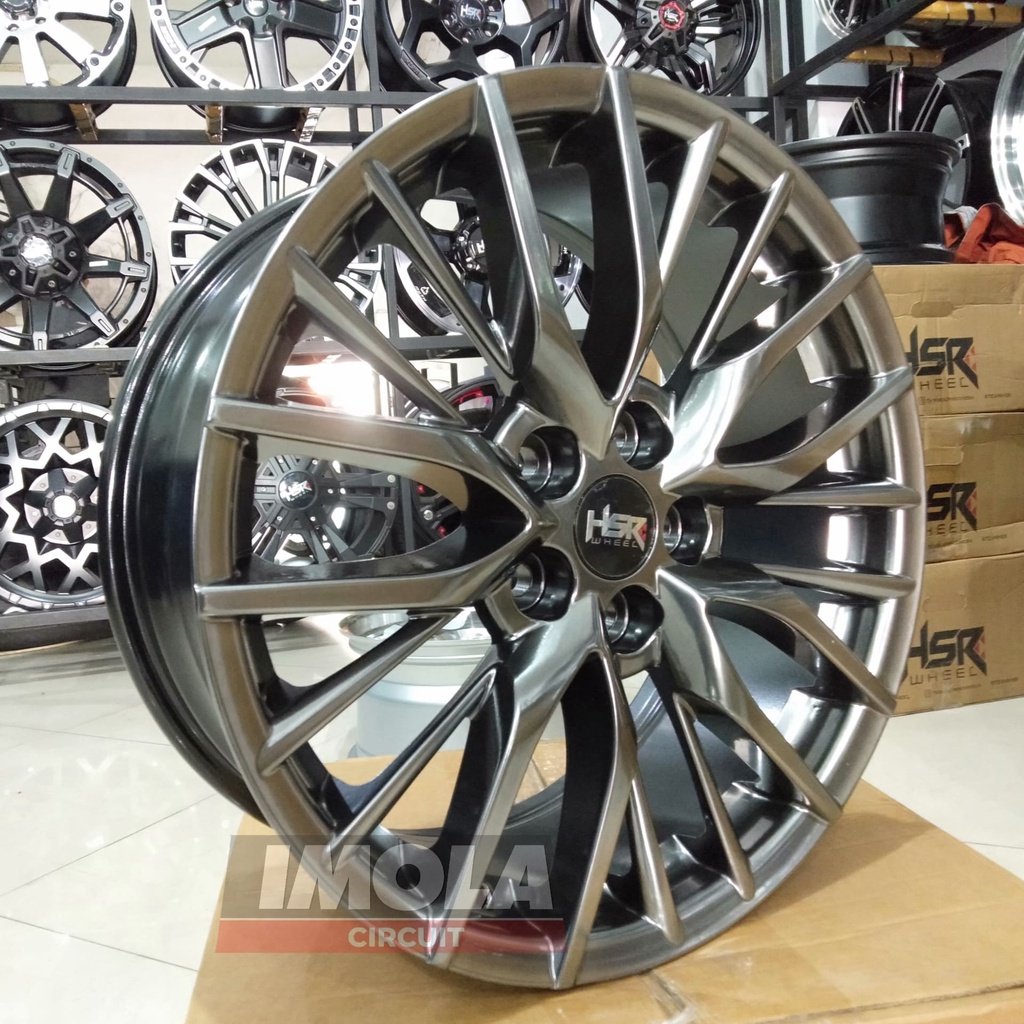 Jual Velg mobil racing murah ring 18 HSR wheel lubang 5x114,3 Hyper ...
