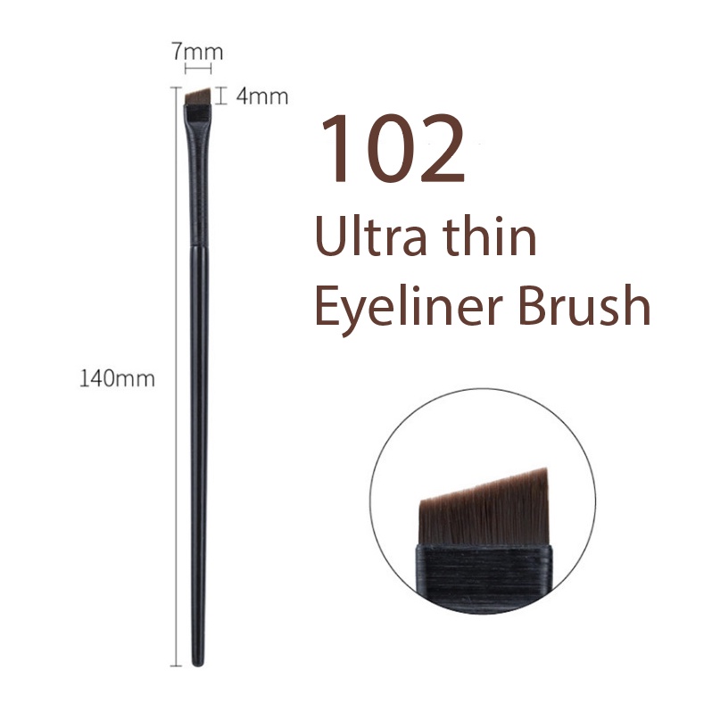 Jual Ultra Thin Precision Firming Knife Edge Fine Eyeliner Kuas Eyebrow ...