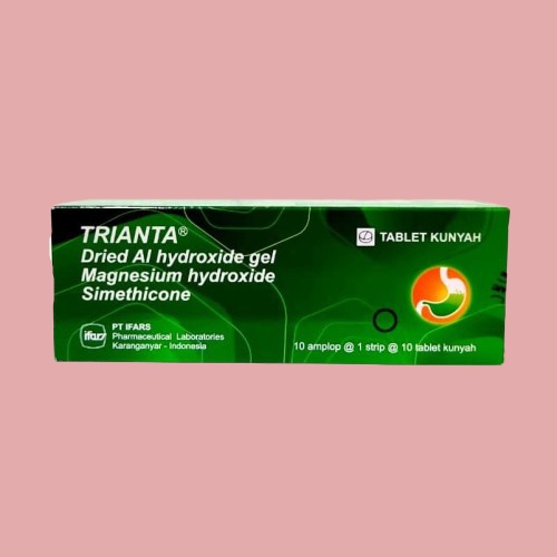 Jual OBAT MAAG (TRIANTA TABLET) UNTUK LAMBUNG HARGA PER BOX(10STRIP ...