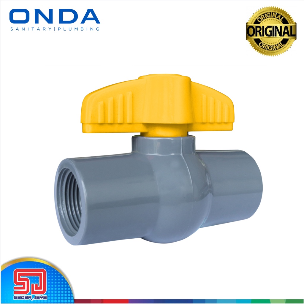 Jual ONDA PVAG Fitting Drat 1" Sambungan Ulir PVC Valve Katup Keran ...