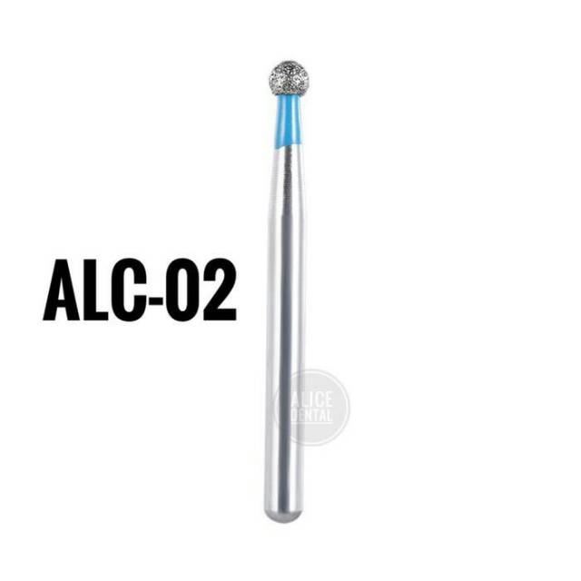Jual Alice dental bur bulat round bur high speed highspeed bur pita biru preparasi gigi ALICE ...