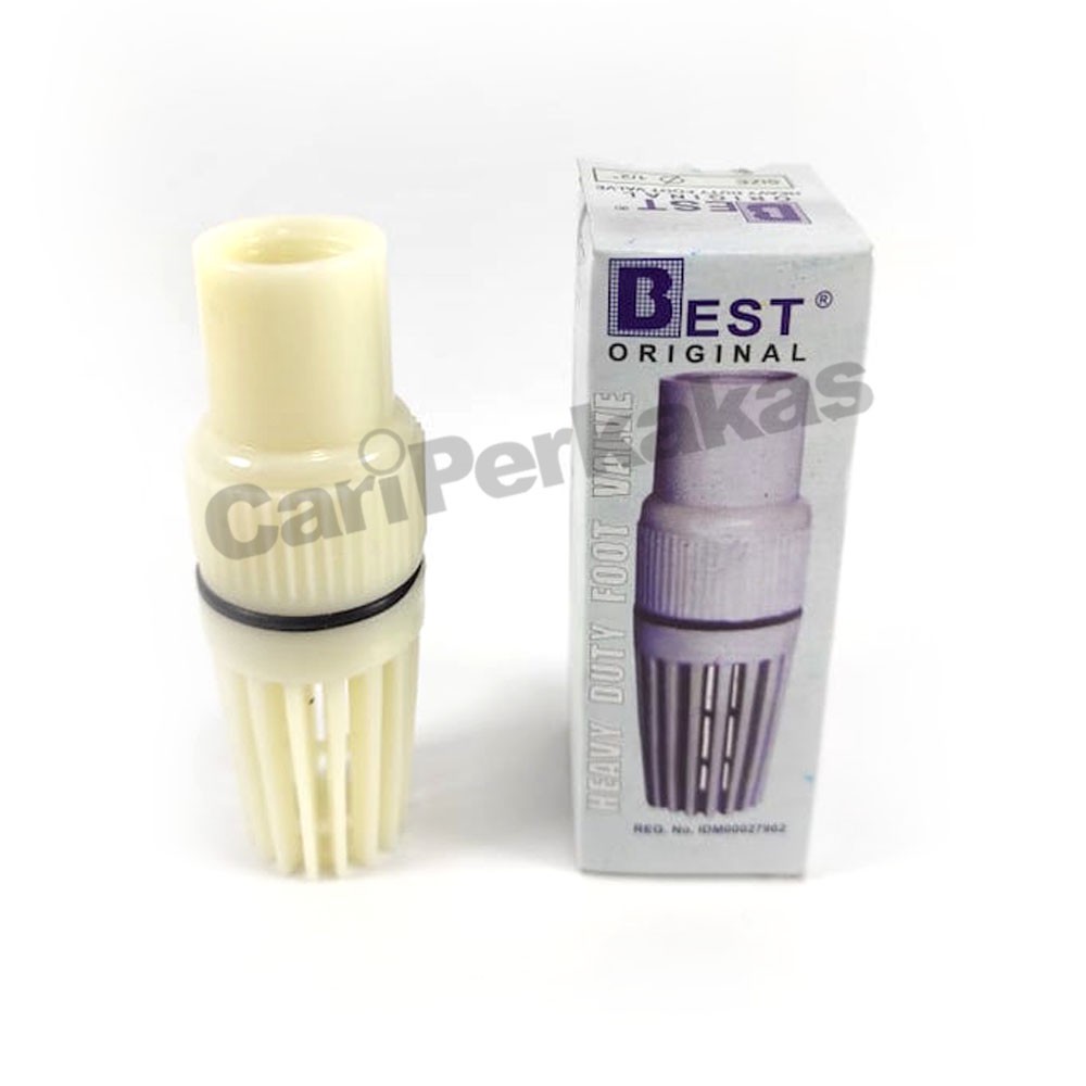 Jual Foot Klep BEST PVC Jumbo 1/2 inci - Foot Valve BEST Jumbo 1/2 ...