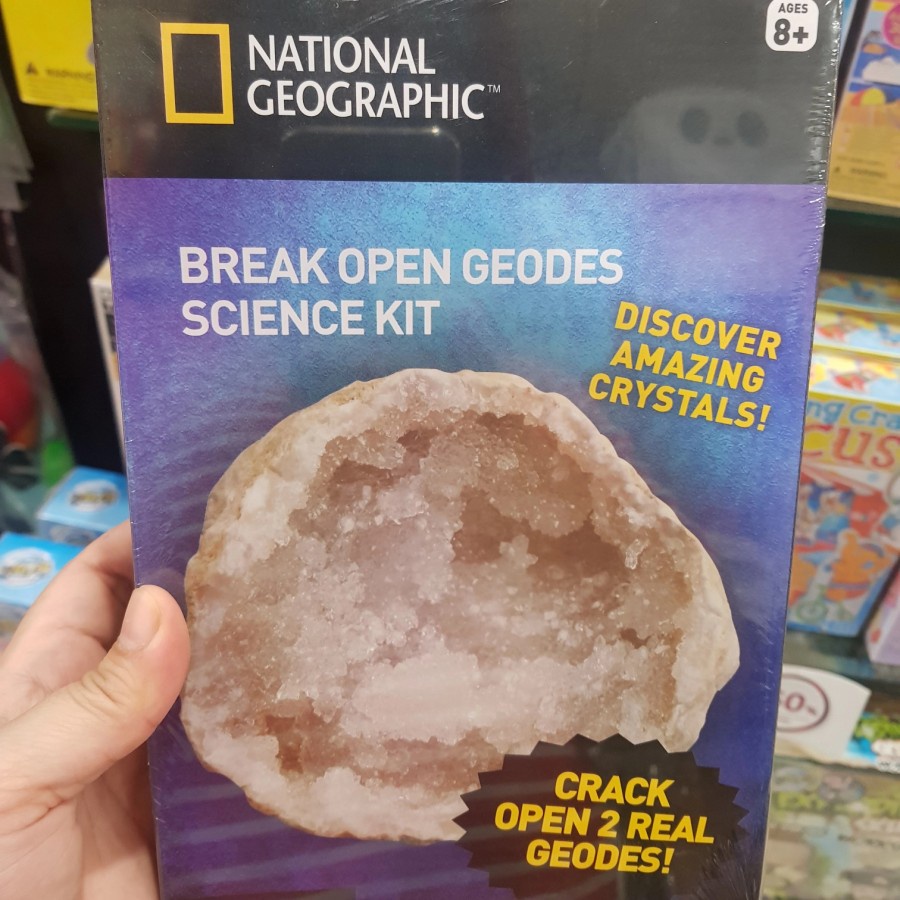 Jual national geographic kidslabs break open geodes science kit jastip ...