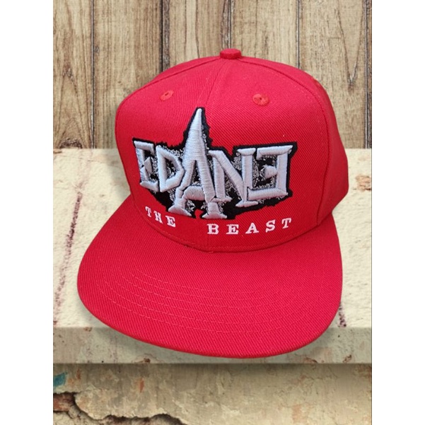 Jual EDANE "THE BEAST" Snapback Caps (Red) | Shopee Indonesia