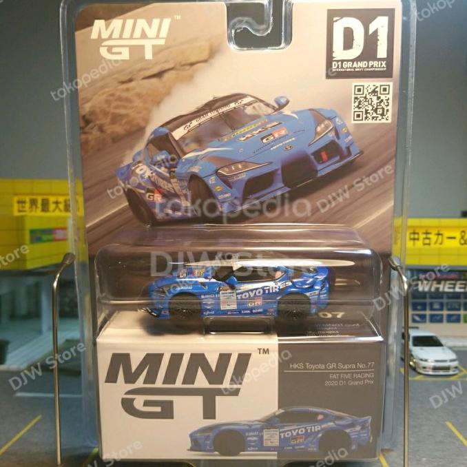Jual Mini GT MGT 307 HKS Toyota GR Supra Fat Five Racing D1 GP Toyo ...