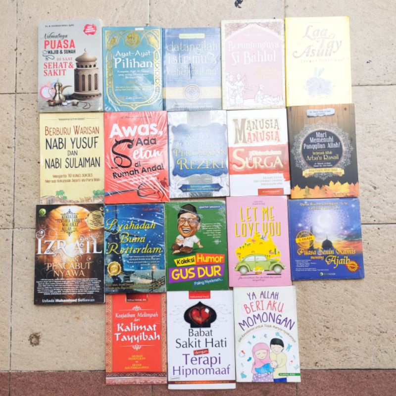 Jual ( PROMO BUKU MURAH ORIGINAL ) BUKU AGAMA ISLAM / BACAAN ISLAM ...