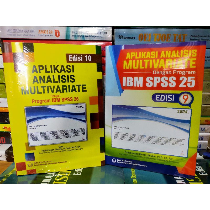 Jual Aplikasi Analisis Multivariate dengan program IBM SPSS 25 & 26 - Imam Ghozali | Shopee ...