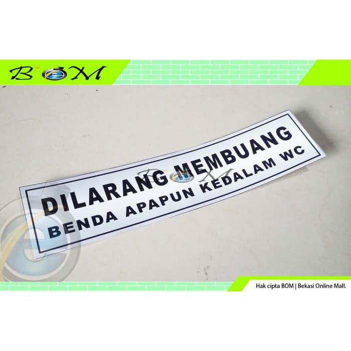 Jual stiker sticker dilarang membuang benda apapun ke dalam wc | Shopee ... Jual stiker sticker dilarang membuang benda apapun ke dalam wc | Shopee ...