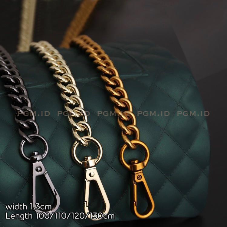 Jual Rantai strap tas gg 13mm lebar premium | Shopee Indonesia