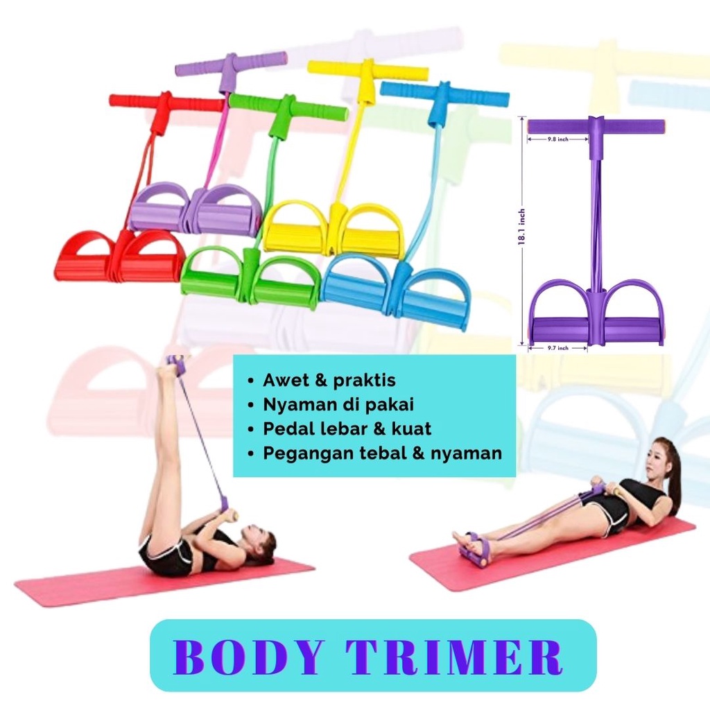 Jual Alat Fitness Tummy Trimmer Alat Olahraga Pengecil Perut Dan ...