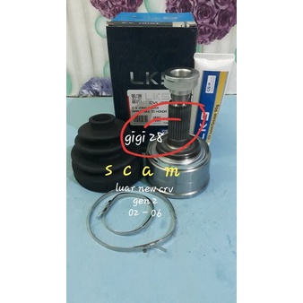 Jual Jual CV JOINT LUAR AS RODA DEPAN HONDA NEW CRV GEN 2 TH 2002 SAMPAI 2006 Berkualitas ...