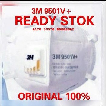 Jual Masker KN95 3M 9501v+ Per PCS repack dari kemasan Kantong isi 25 ...
