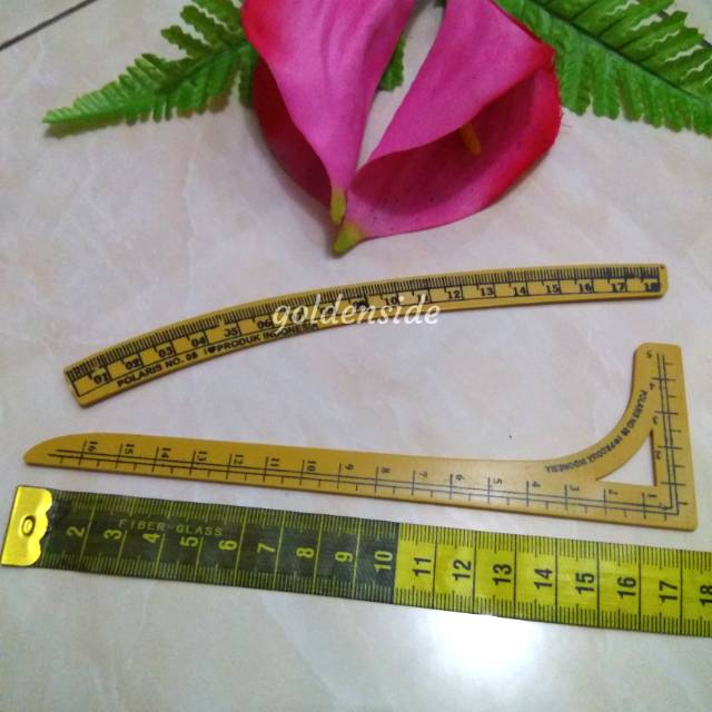 Jual Penggaris jahit Pola siku dan lengkung set MINI | Shopee Indonesia