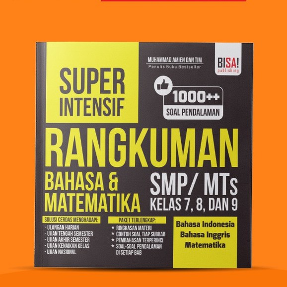 Jual Buku Super Intensif Rangkuman Bahasa Dan Matematika SMP/MTS Kelas 1, 2, dan 3 | Shopee ...
