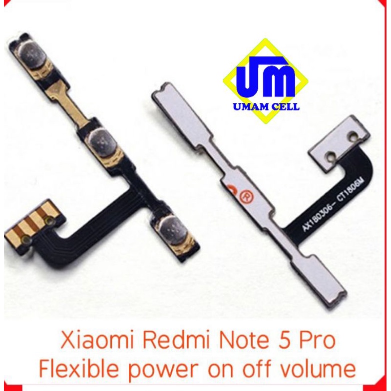 Jual FLEXIBEL ON OFF VOLUME XIAOMI REDMI NOTE 5 / NOTE 5 PRO ORIGINAL | Shopee Indonesia