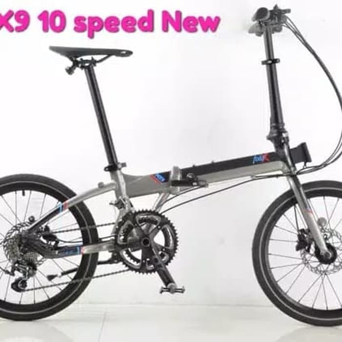 Jual Sepeda Lipat Folding Bike Foldx X9 10 speed | Shopee Indonesia
