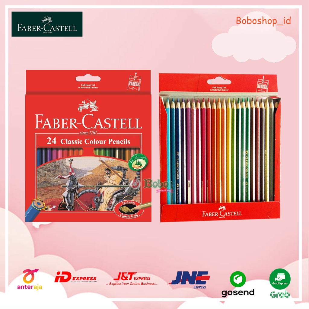 Jual FC 115854 CLASSIC COLOUR PENCILS 24L | Shopee Indonesia