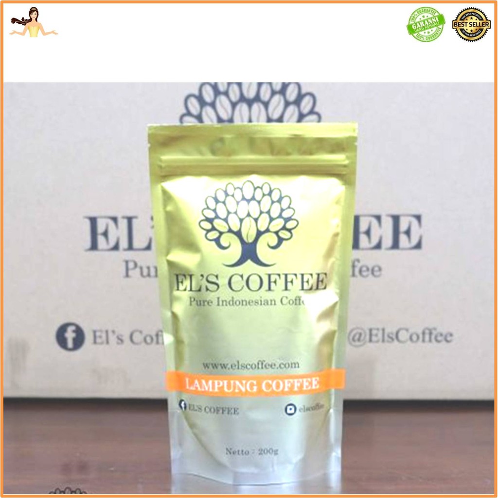 Jual Kopi Bubuk El's Pure Els Coffee Premium Powder Pure Indonesian ...