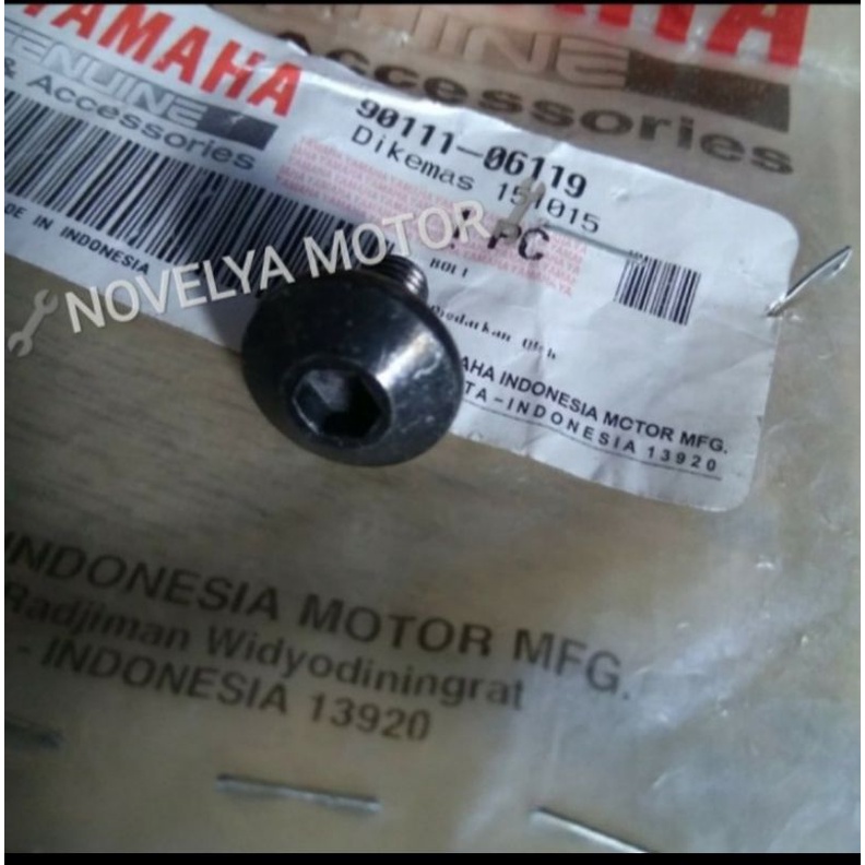 Jual BOLT BAUT L COVER RANTAI R25 MT35 BBS1 XSR 155 ORI YAMAHA 90111 ...