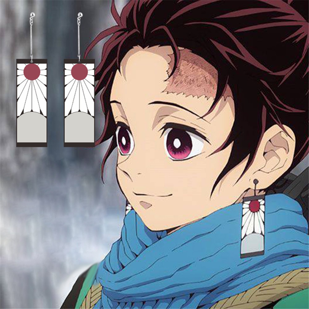 Jual [Bisa COD] Anting Anime Demon Slayer Kimetsu No Yaiba Kamado ...
