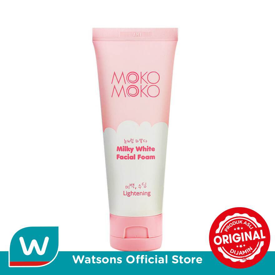 Jual Moko Moko Milky White Facial Foam | Shopee Indonesia