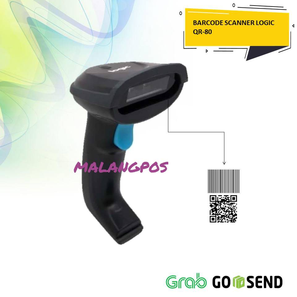 Jual BARCODE SCANNER LOGIC QR-80 MURAH DAN ORIGINAL | Shopee Indonesia