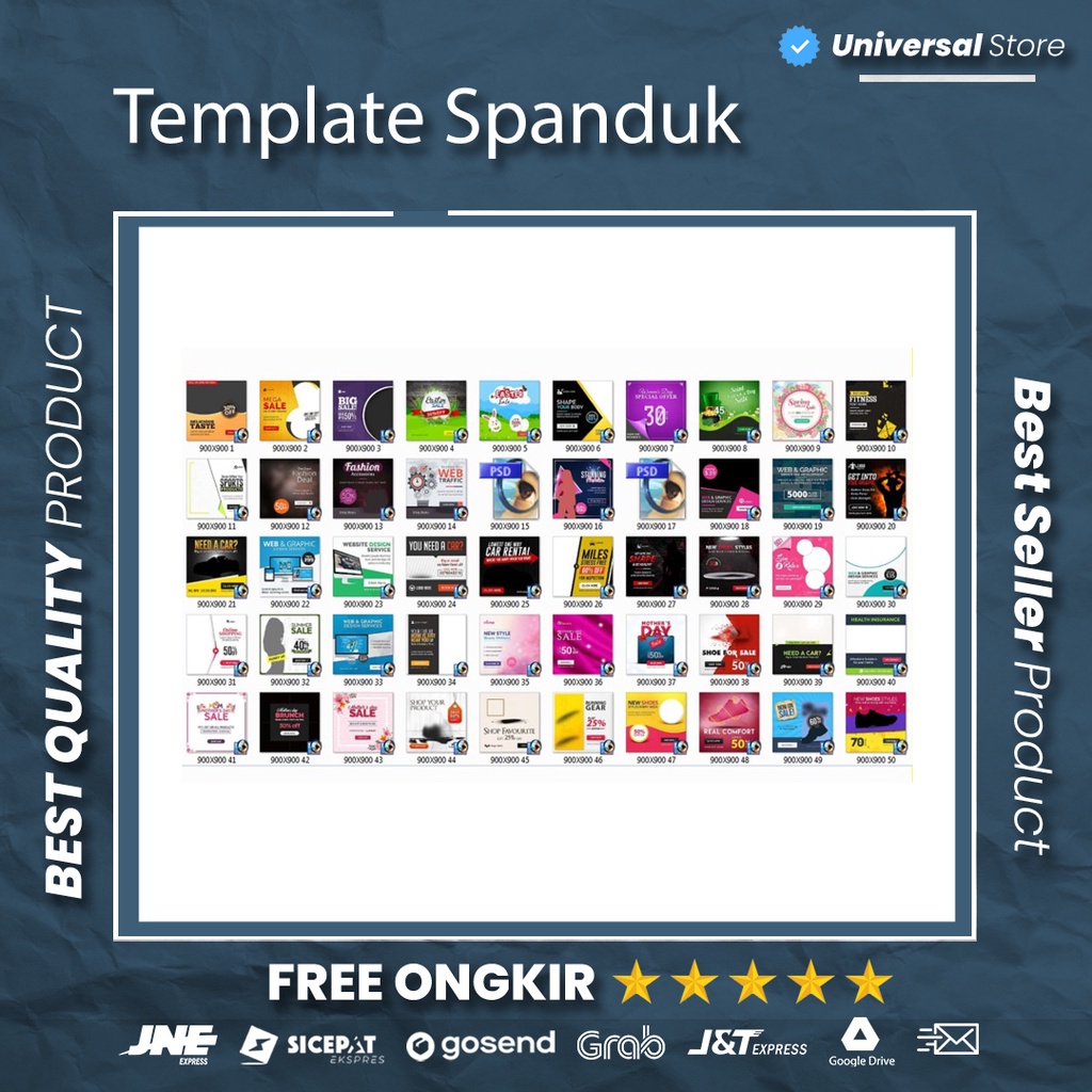 Jual Koleksi 500 Template Desain Banner Spanduk Warna Design CDR Baner ...