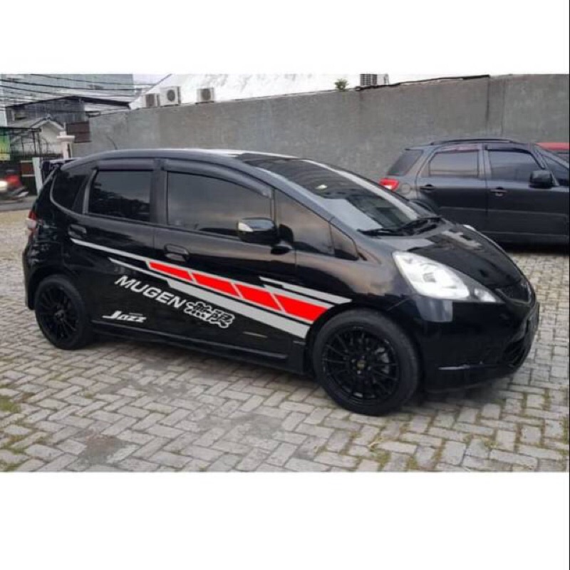 Jual sticker body variasi mobil honda jazz sticker cutting mobil honda ...