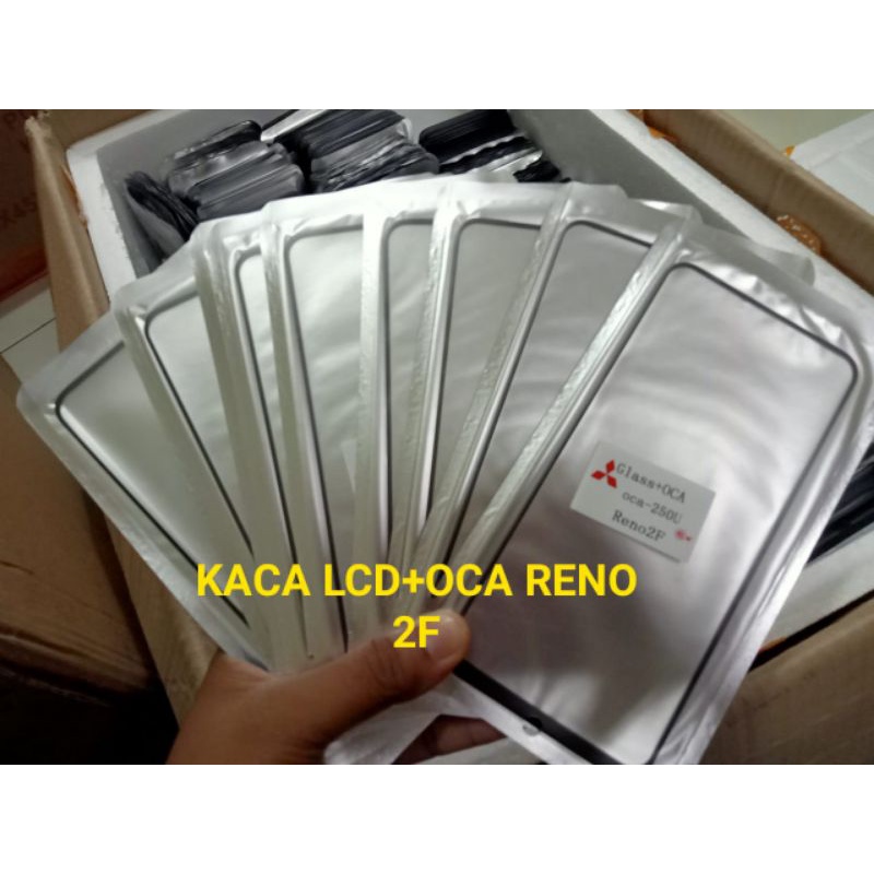 Jual kaca lcd kaca depan + OCA Reno 2f | Shopee Indonesia