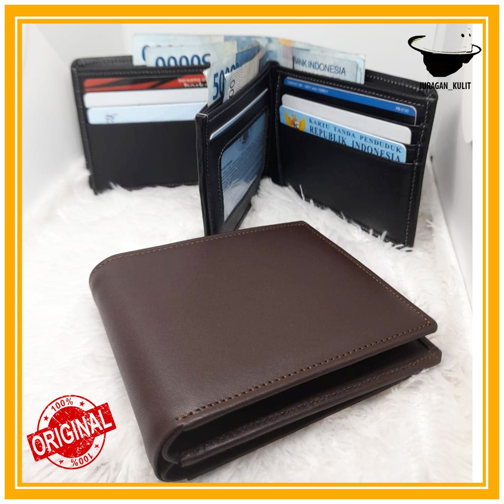 Jual Dompet Lipat Pria Kulit ASLI STYLE 3 DIMENSI, Bisa Grafir Nama Dan ...