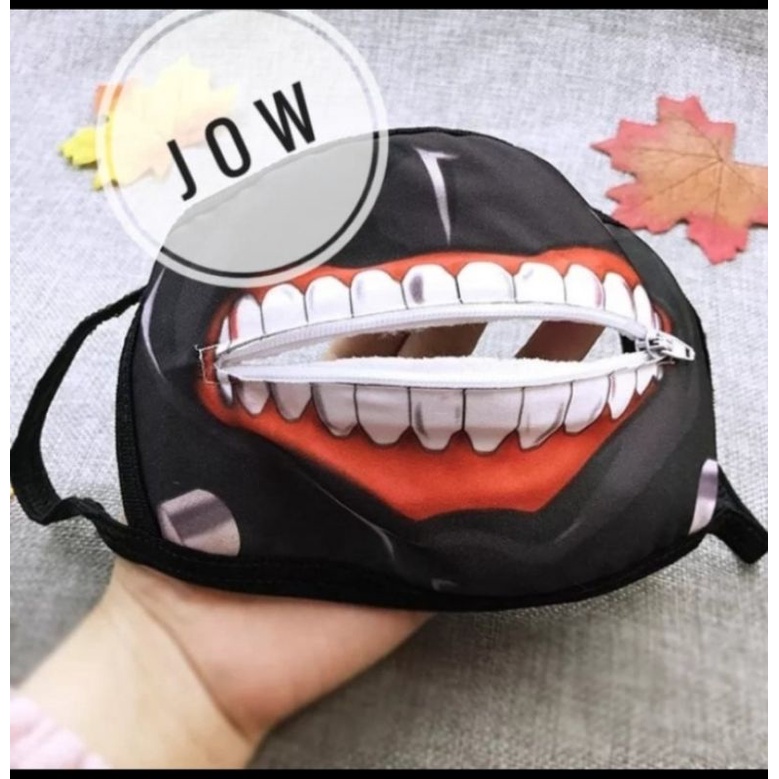 Jual Masker Kaneki Ken Tokyo Ghoul Zipper dan Non zipper | Shopee Indonesia