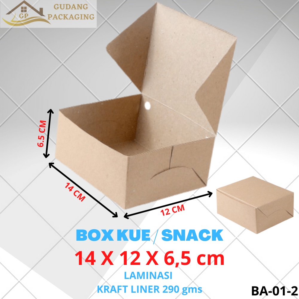 Jual BOX DUS KARDUS KOTAK NASI ROTI KUE SNACK KETRING TEBAL 290gsm ...