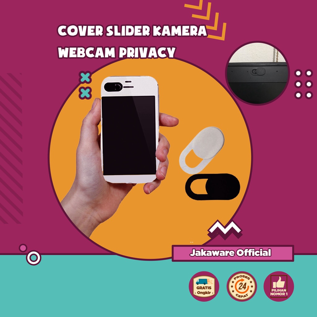 Jual COVER SLIDER KAMERA WEBCAM PRIVACY CASE CASING WADAH TUTUP CAMERA ...