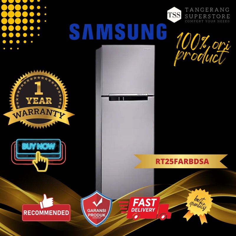 Jual Samsung Kulkas 2 Pintu 256L Digital Inverter RT25FARBDSA RT25 ...