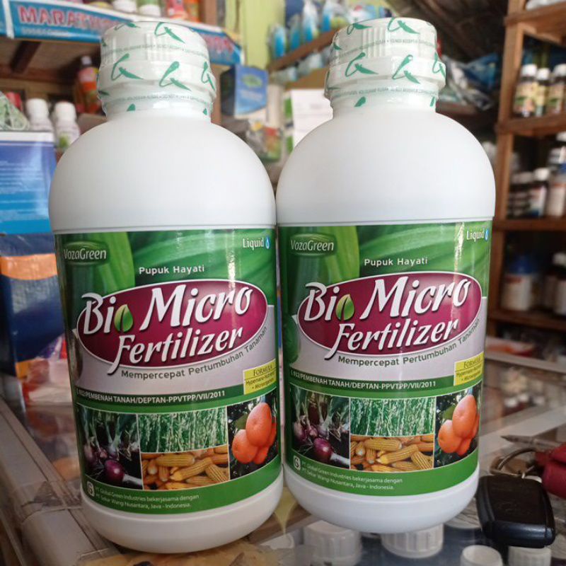 Jual Pupuk Hayati Bio Micro Fertilizer organik cair lengkap pembenah ...